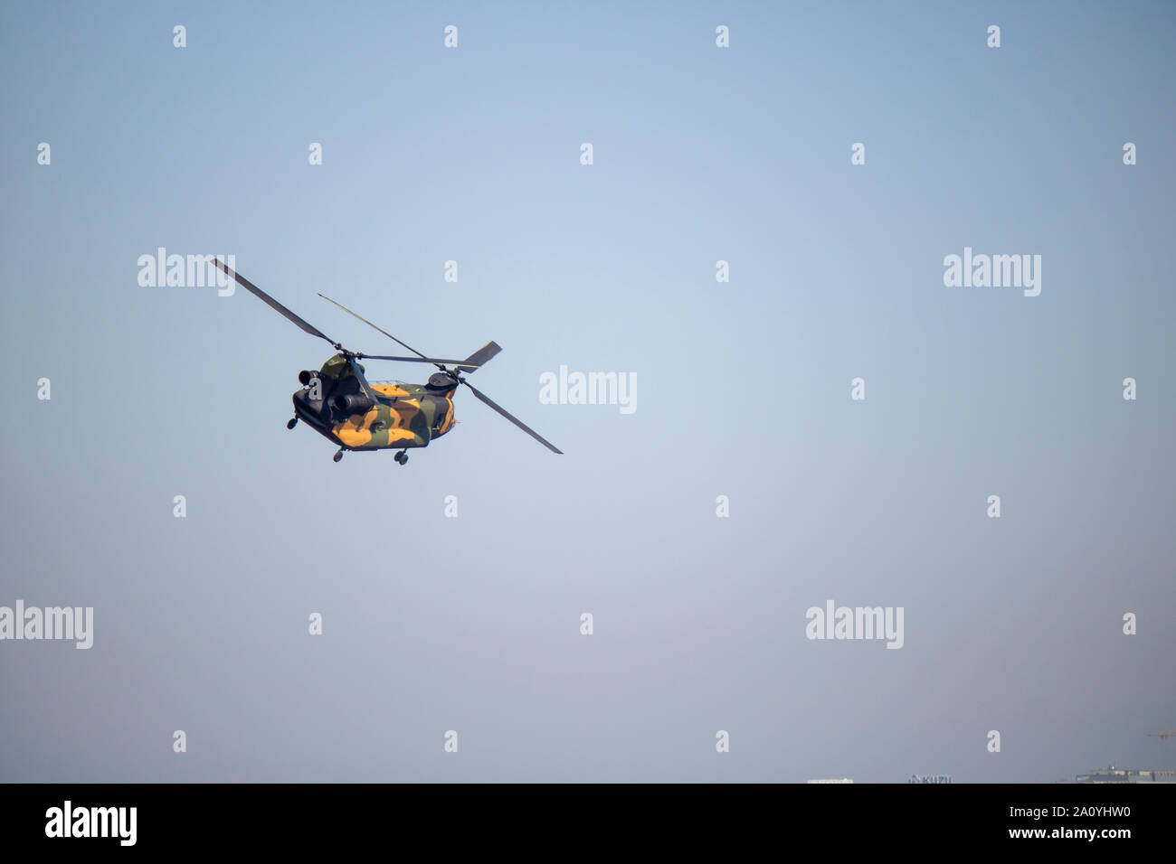 Chinook helicopter demonstration flight. Filmed at Tekno fest 2019 ...