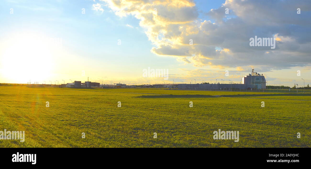 NAVAL SUPPORT FACILITY DEVESELU, Romania (Sept. 1, 2019) – The sun sets ...