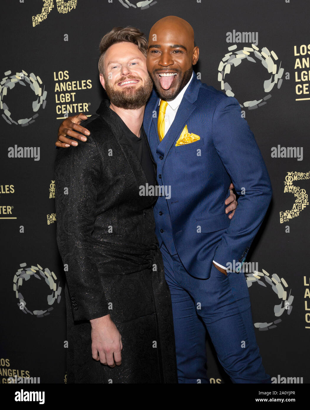 Los Angeles, CA - Sept 21, 2019: Karamo Brown (L) and Bobby Berk attend ...