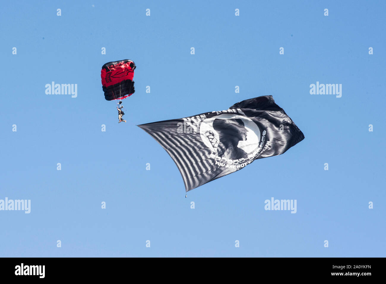 A joint parachute jump by the U.S. Army Special Operations Command ...