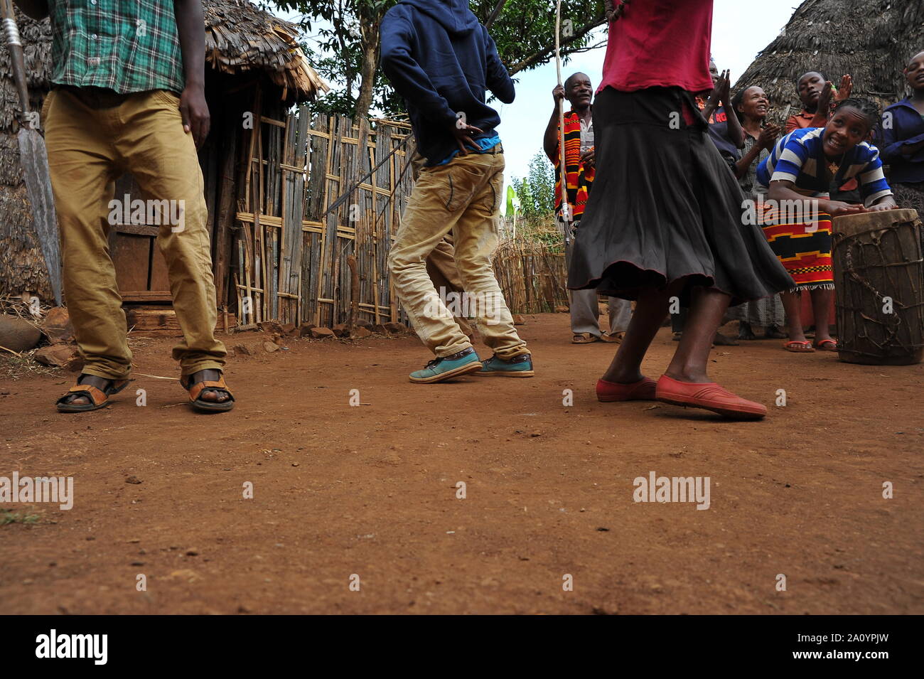 Feast at the Dorze tribe Stock Photo - Alamy