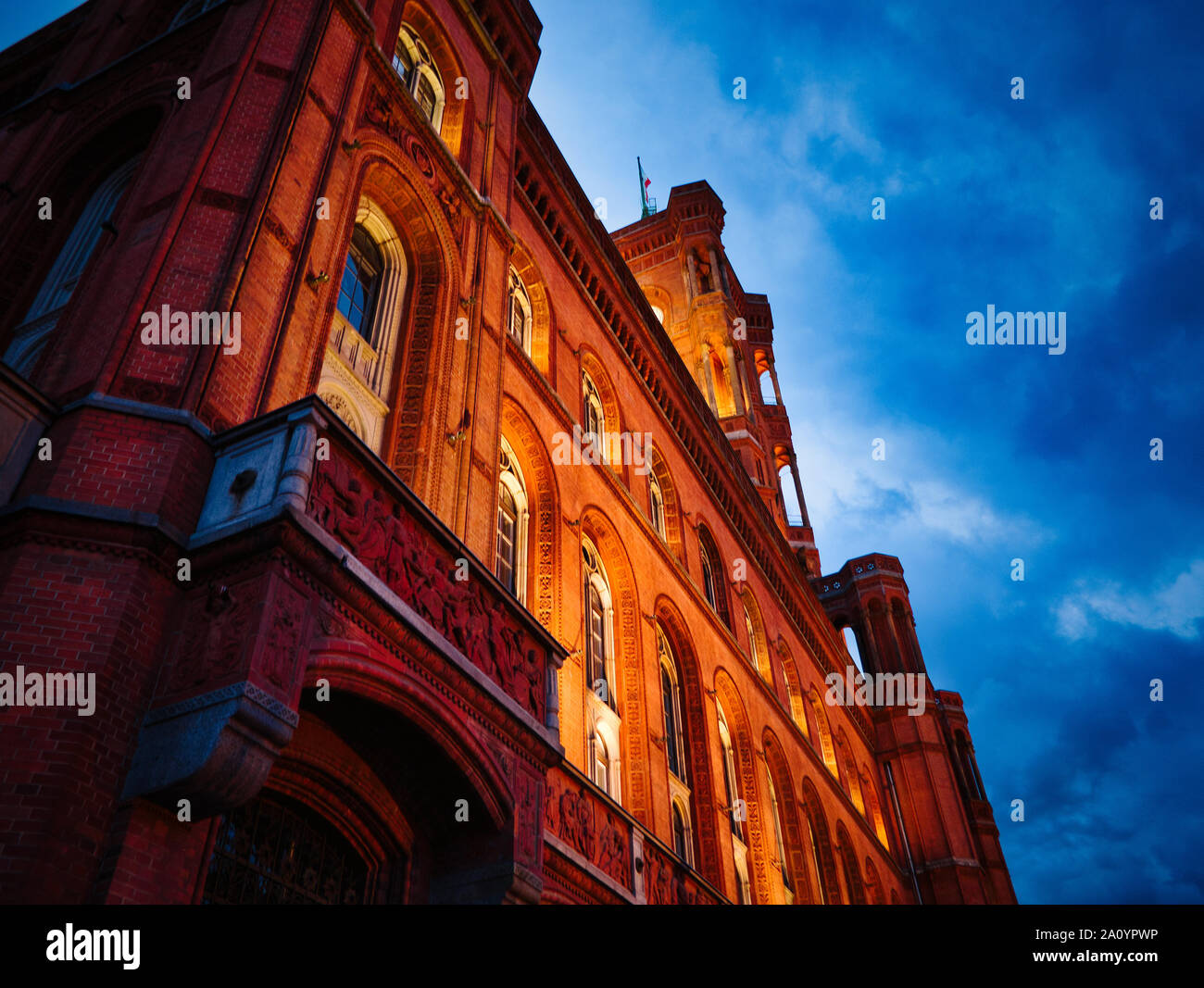 Rotes Rathaus Red Town Hall High Resolution Stock Photography and ...