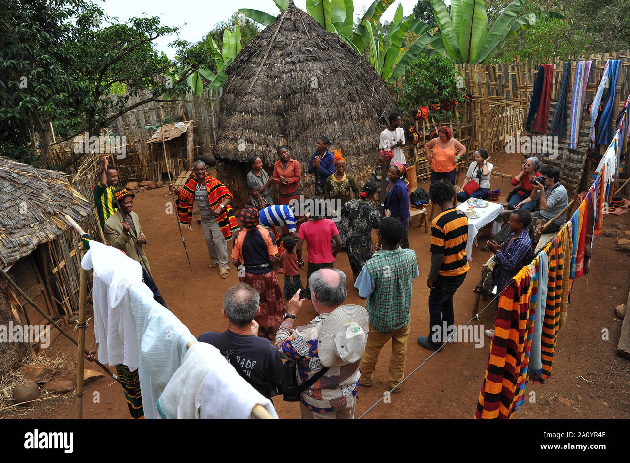 Feast at the Dorze tribe Stock Photo - Alamy