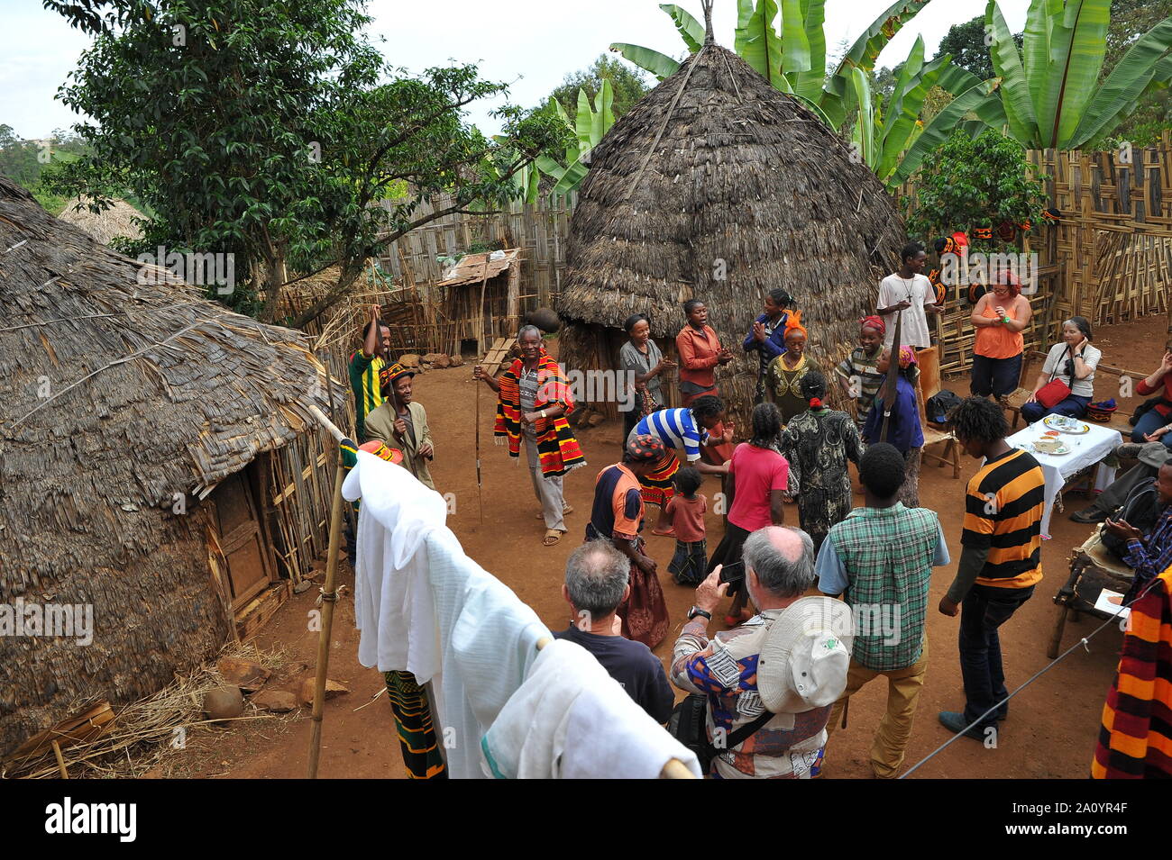 Feast at the Dorze tribe Stock Photo - Alamy