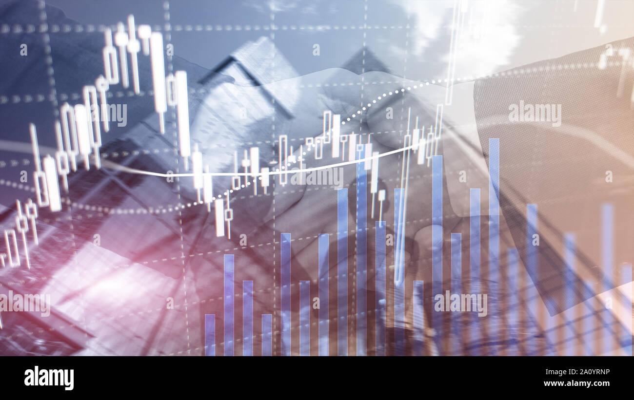 Forex trading, Financial market, Investment concept on business center ...