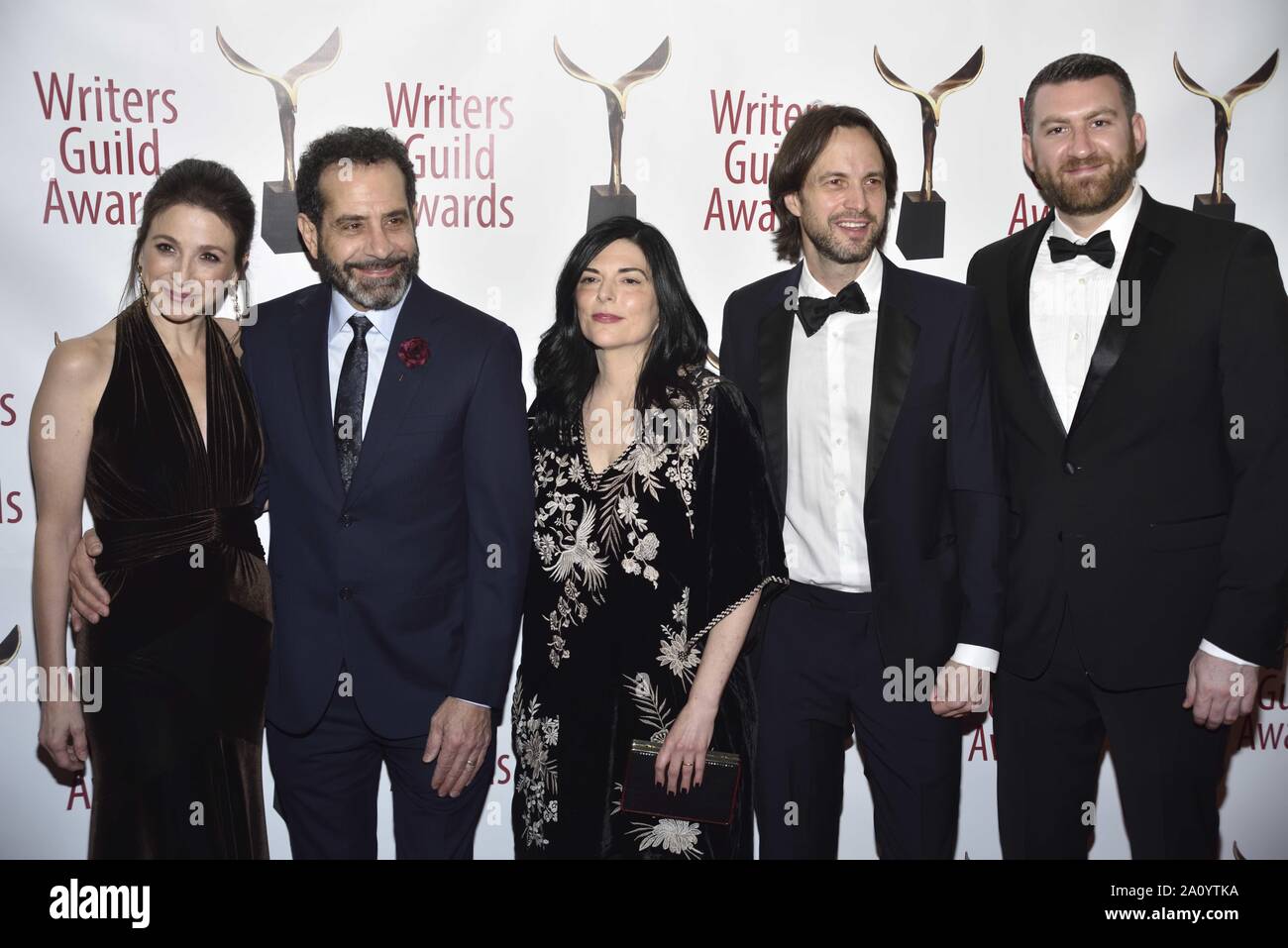 New York. NY. USA. Tony Shalhoub, Marin Hinkle, Kate Fodor, Daniel ...