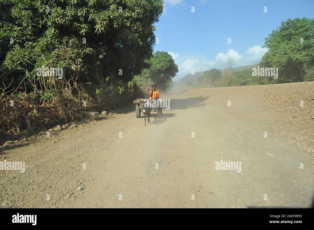 On the road of Ethiopia Stock Photo - Alamy