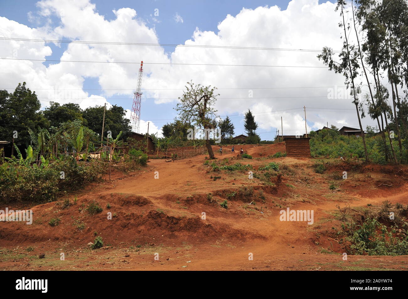 Ethiopian red soil Stock Photo - Alamy