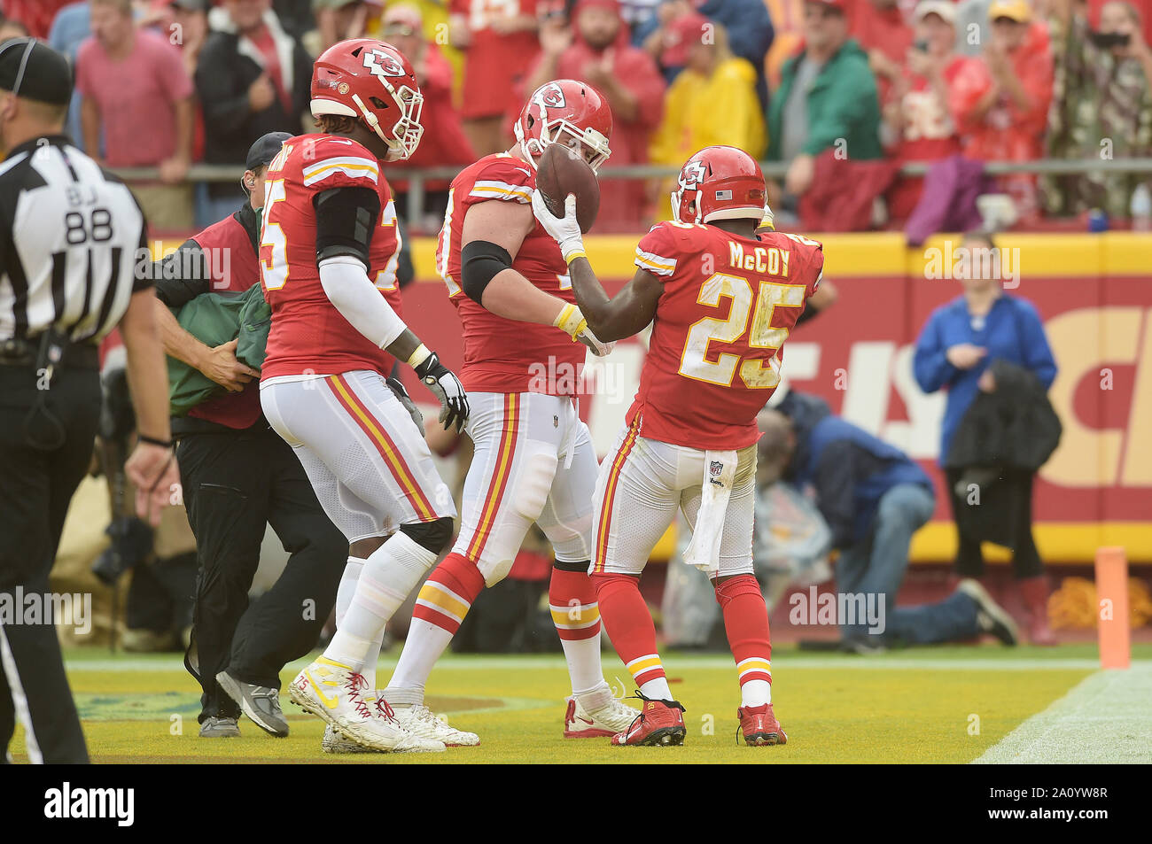 Kansas City, Missouri, USA. 22nd Sep, 2019. Kansas City Chiefs running ...