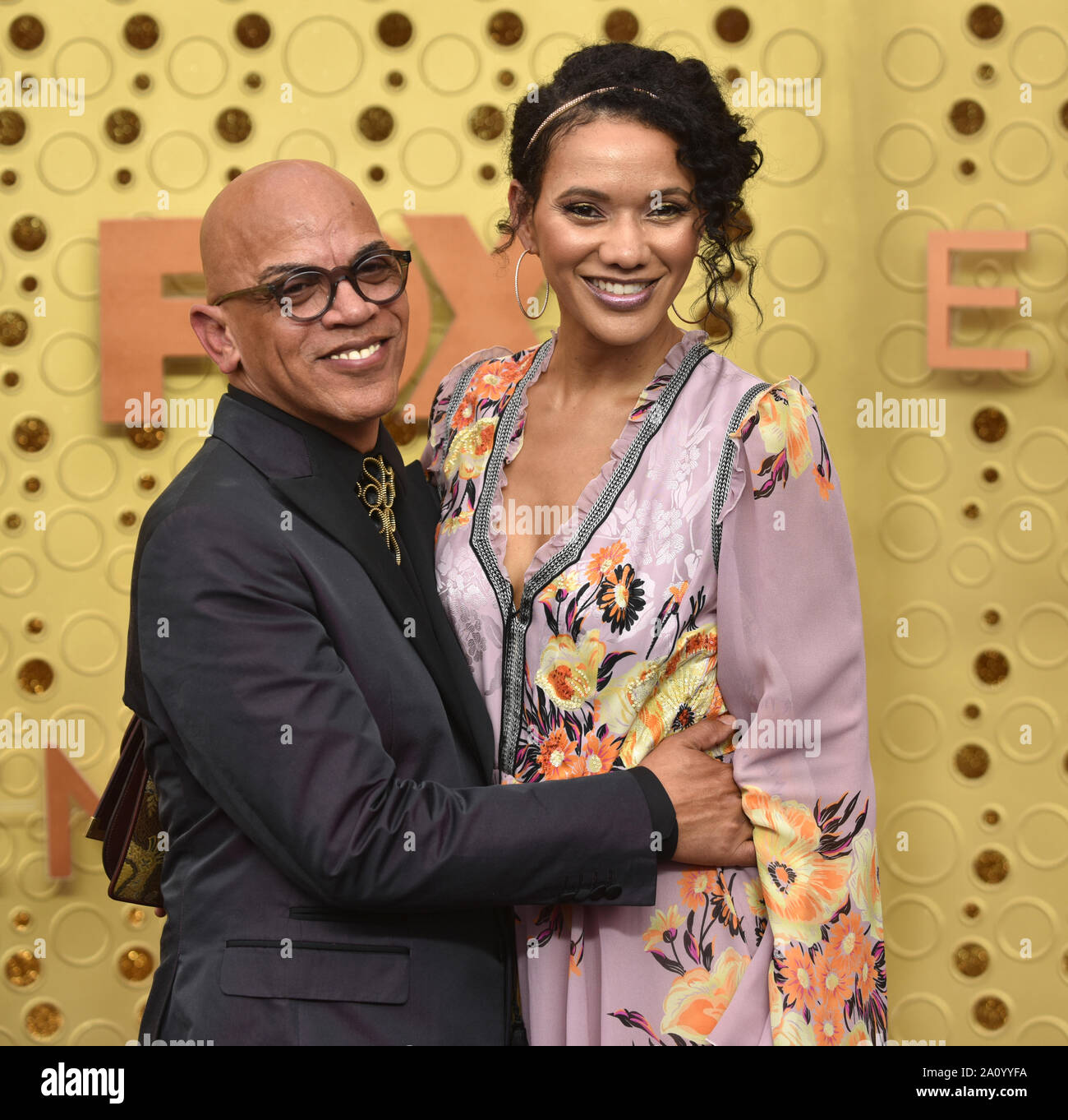 Los Angeles, USA. 22nd Sep, 2019. Rickey Minor (L) and Karen Minor ...