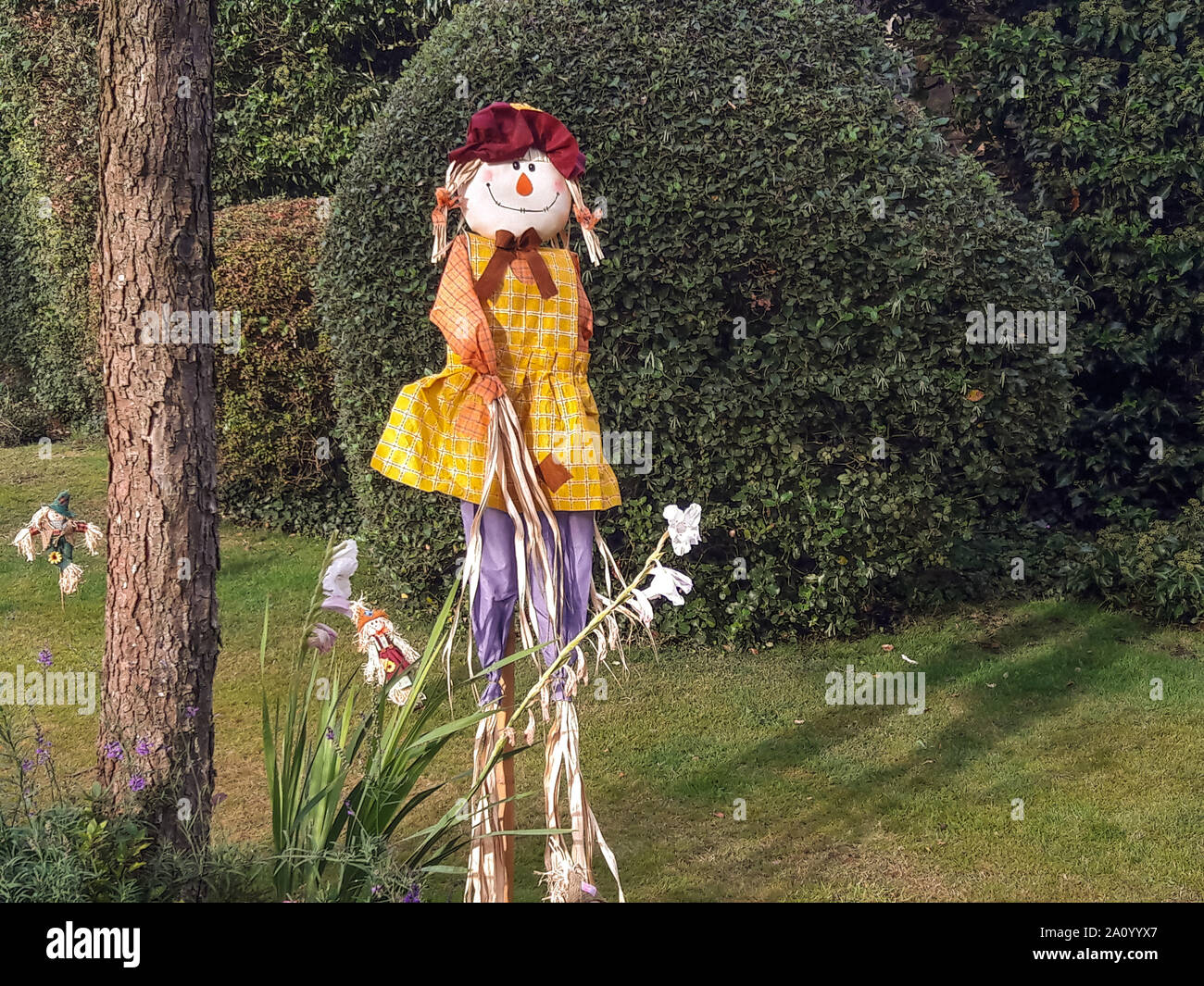 Cute scarecrow cartoon hi-res stock photography and images - Alamy
