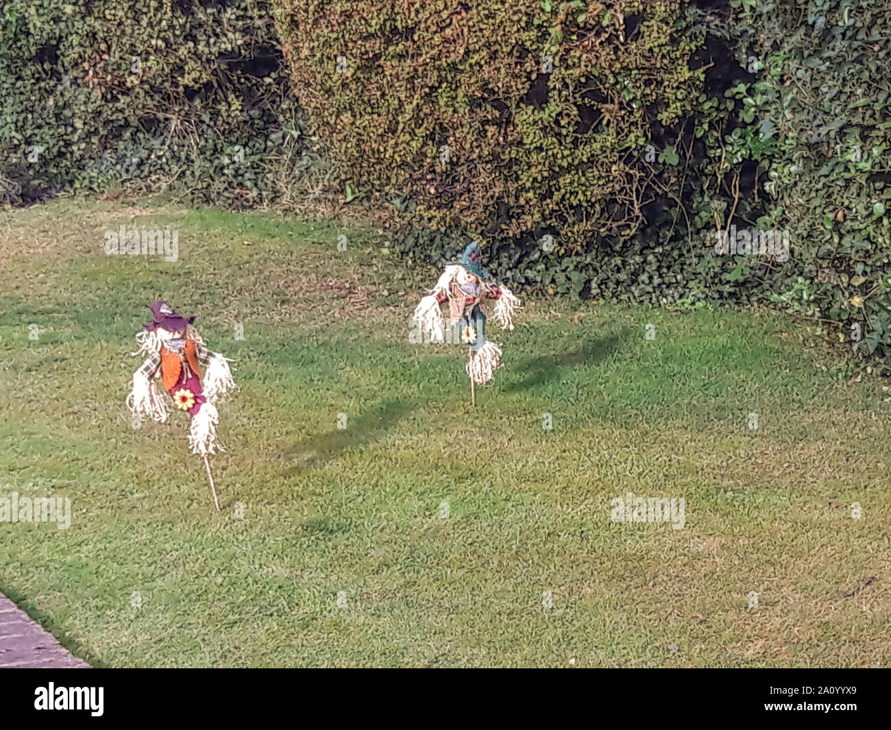 Belbroughton, England, United Kingdom, 22/09/2019, Scarecrow festival ...