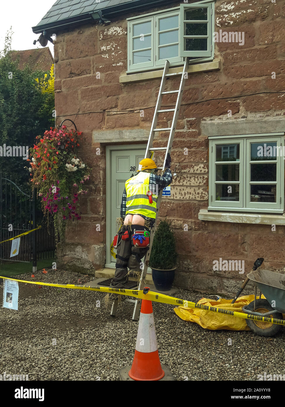 Belbroughton, England, United Kingdom, 22/09/2019, Scarecrow festival ...