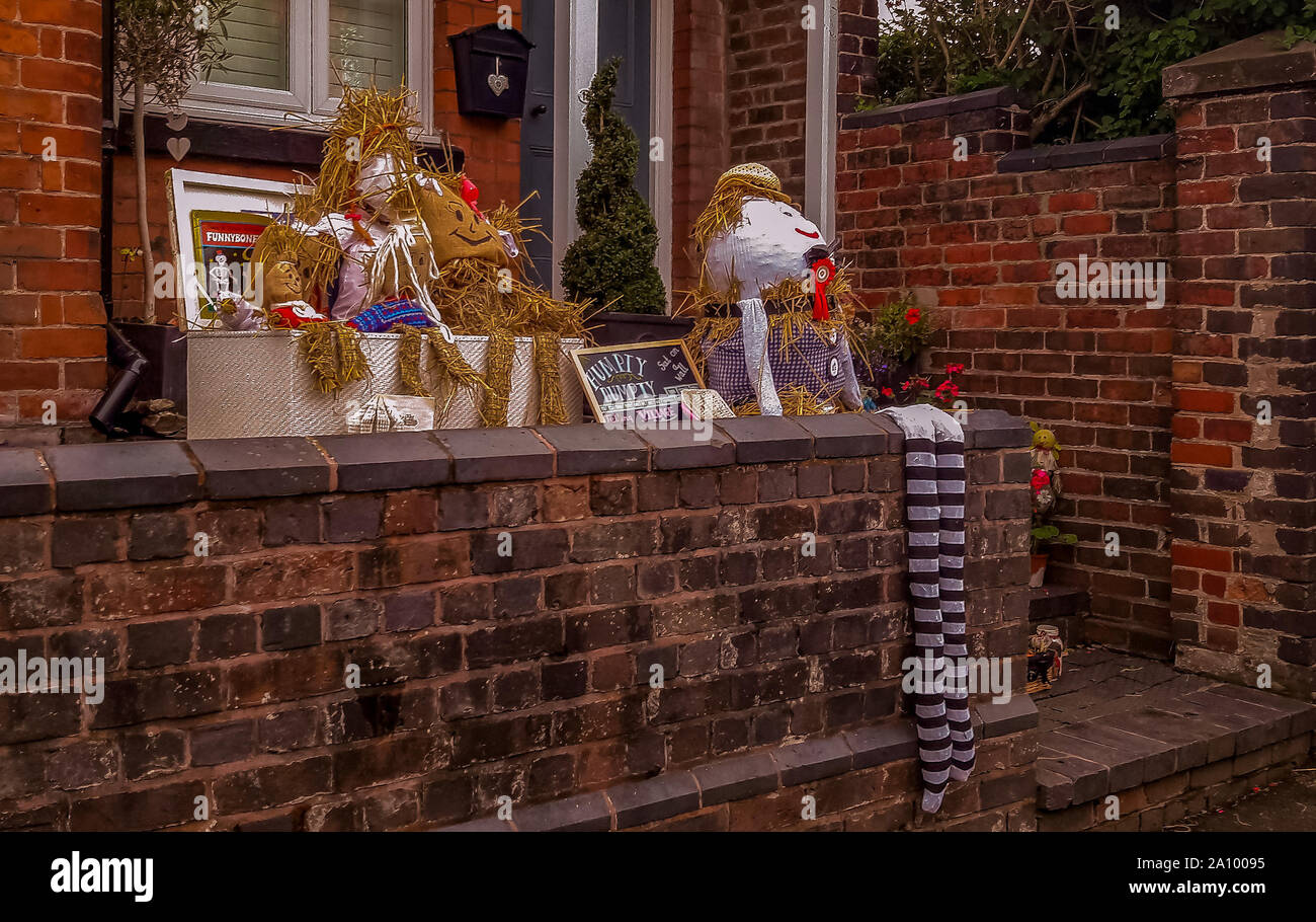 Belbroughton, England, United Kingdom, 22/09/2019, Scarecrow festival ...