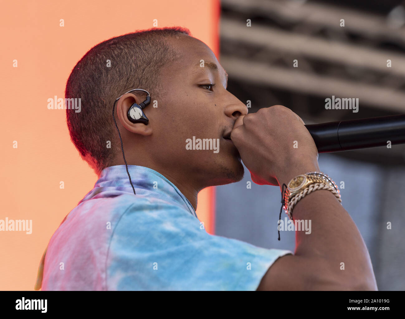 New York, New York, USA. 20th Sep, 2019. Jaden Smith performs on stage ...