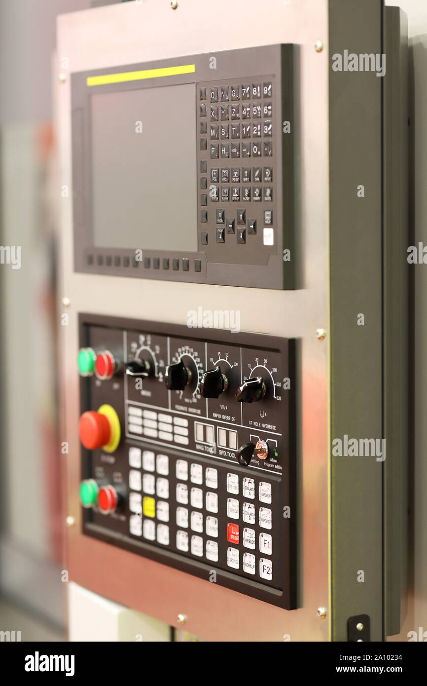 Cnc machine control panel hi-res stock photography and images - Alamy