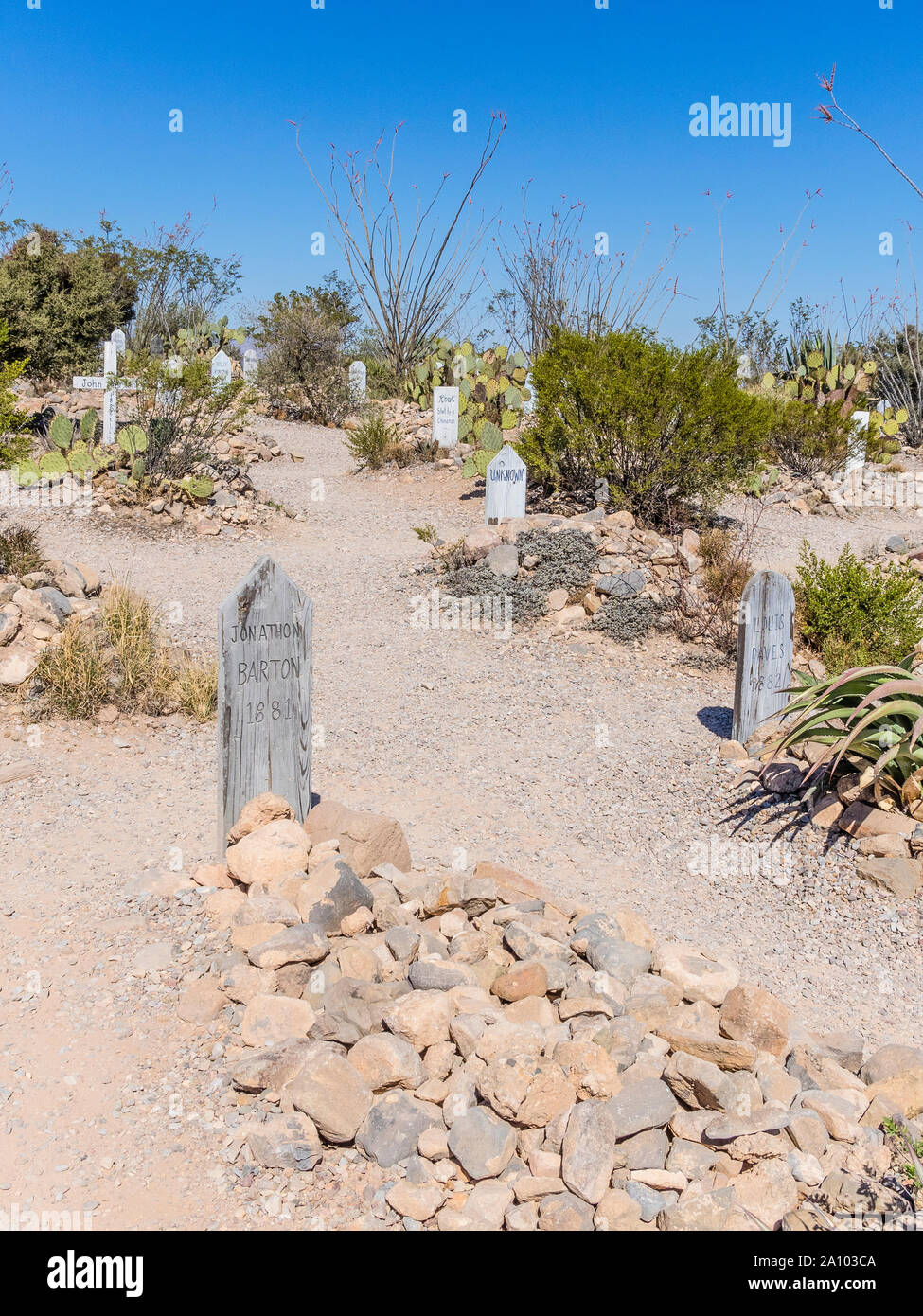 Boot hill graveyard hi-res stock photography and images - Alamy