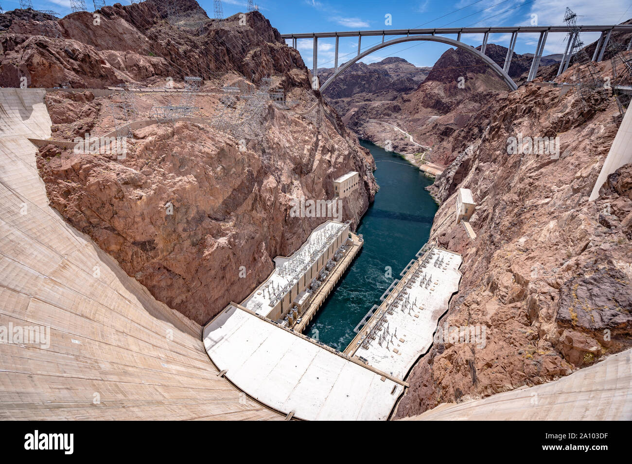 Hydroelectric power station at Hoover Dam, USA Stock Photo - Alamy