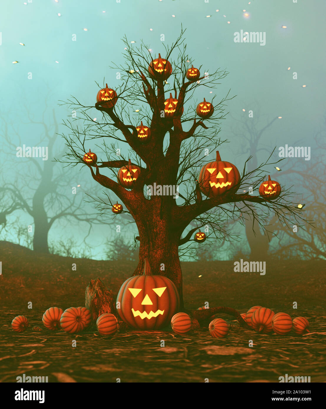 Fireflies glowing forest hi-res stock photography and images - Alamy