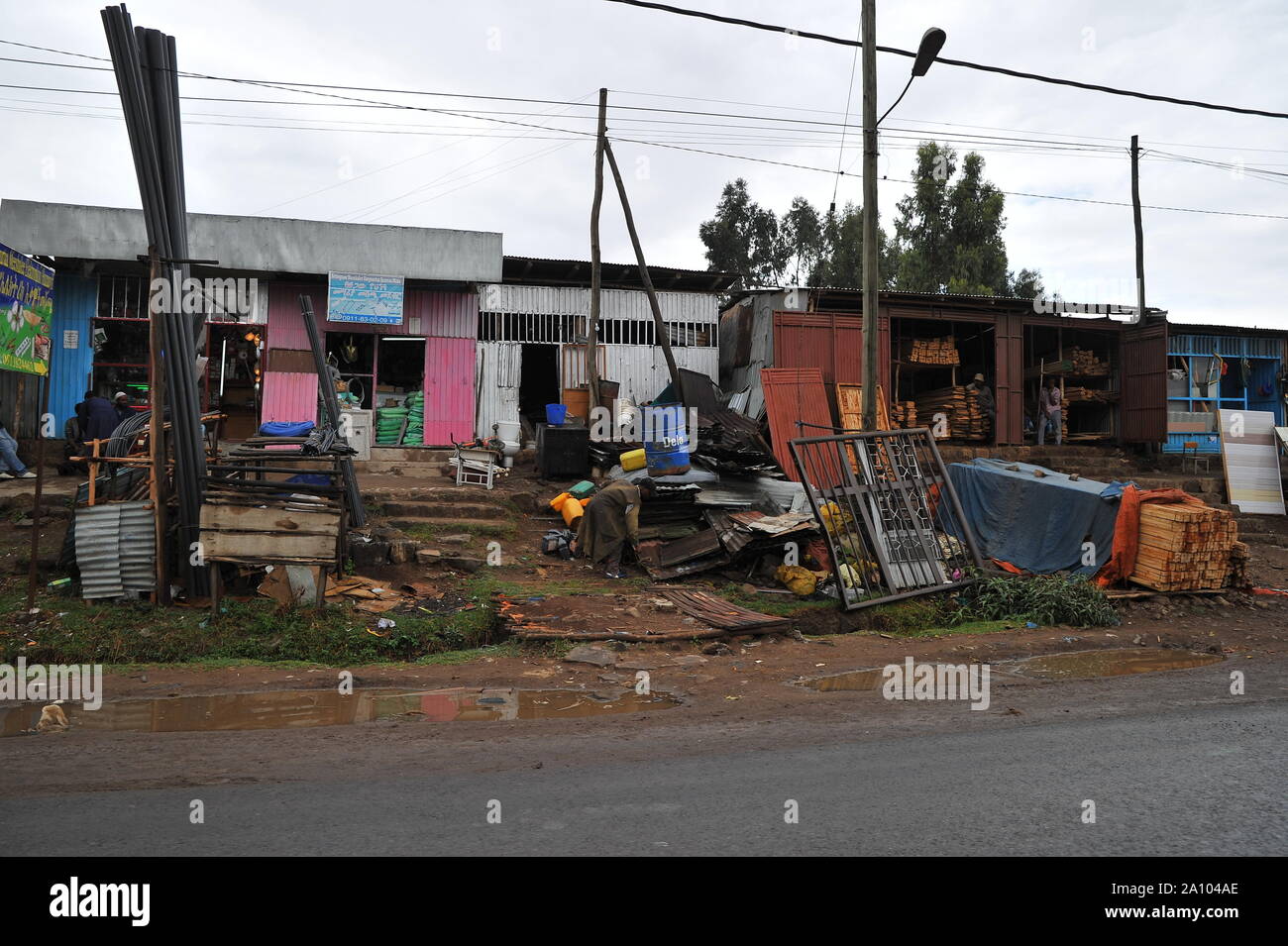 Streets of Ethiopia Stock Photo - Alamy