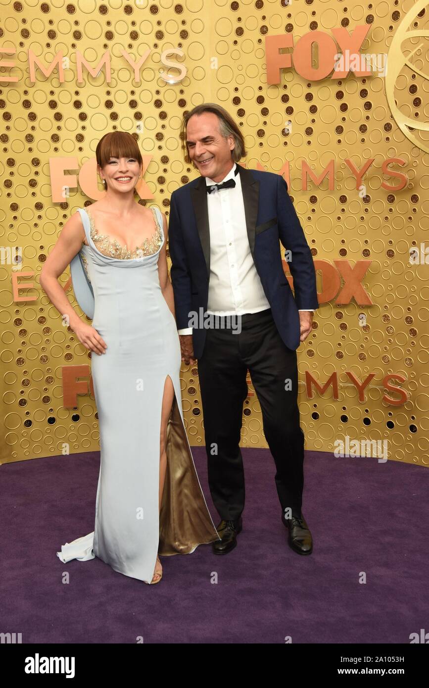 Los Angeles, CA. 22nd Sep, 2019. Emmanuelle Vaugier, Vince Calandra at ...