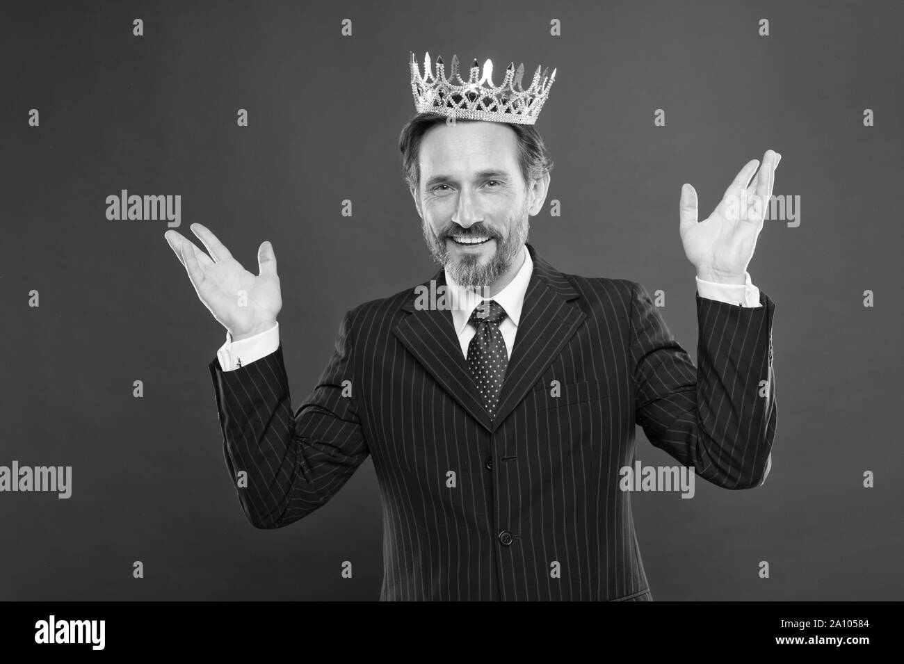 I am just superior. Award and achievement. Feeling superiority. Being ...