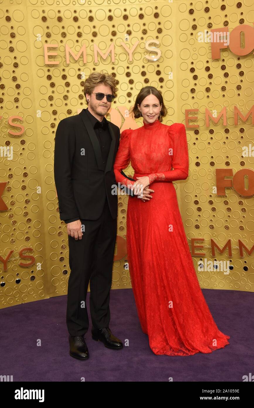 Los Angeles, CA. 22nd Sep, 2019. Renn Hawkey, Vera Farmiga at arrivals ...