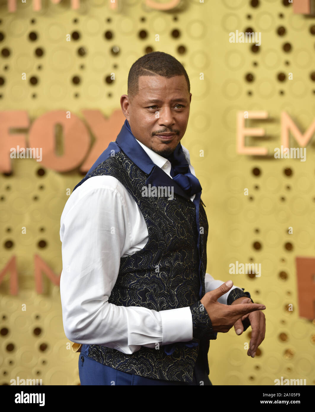 Terrence Howard arrives for the 71st annual Primetime Emmy Awards held ...