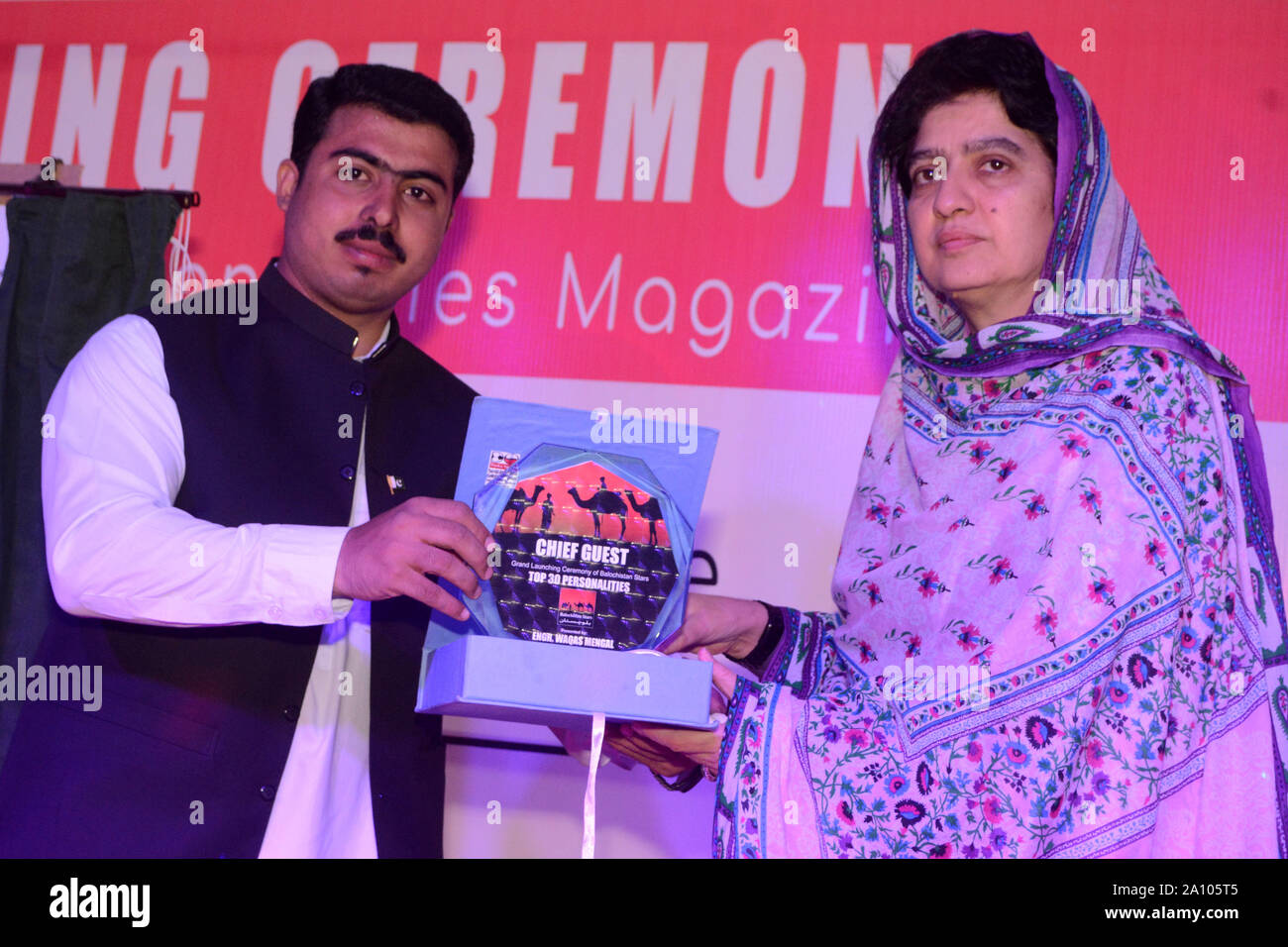 Quetta, Pakistan. 22nd Sep, 2019. Balochsitan Stars chief executive ...