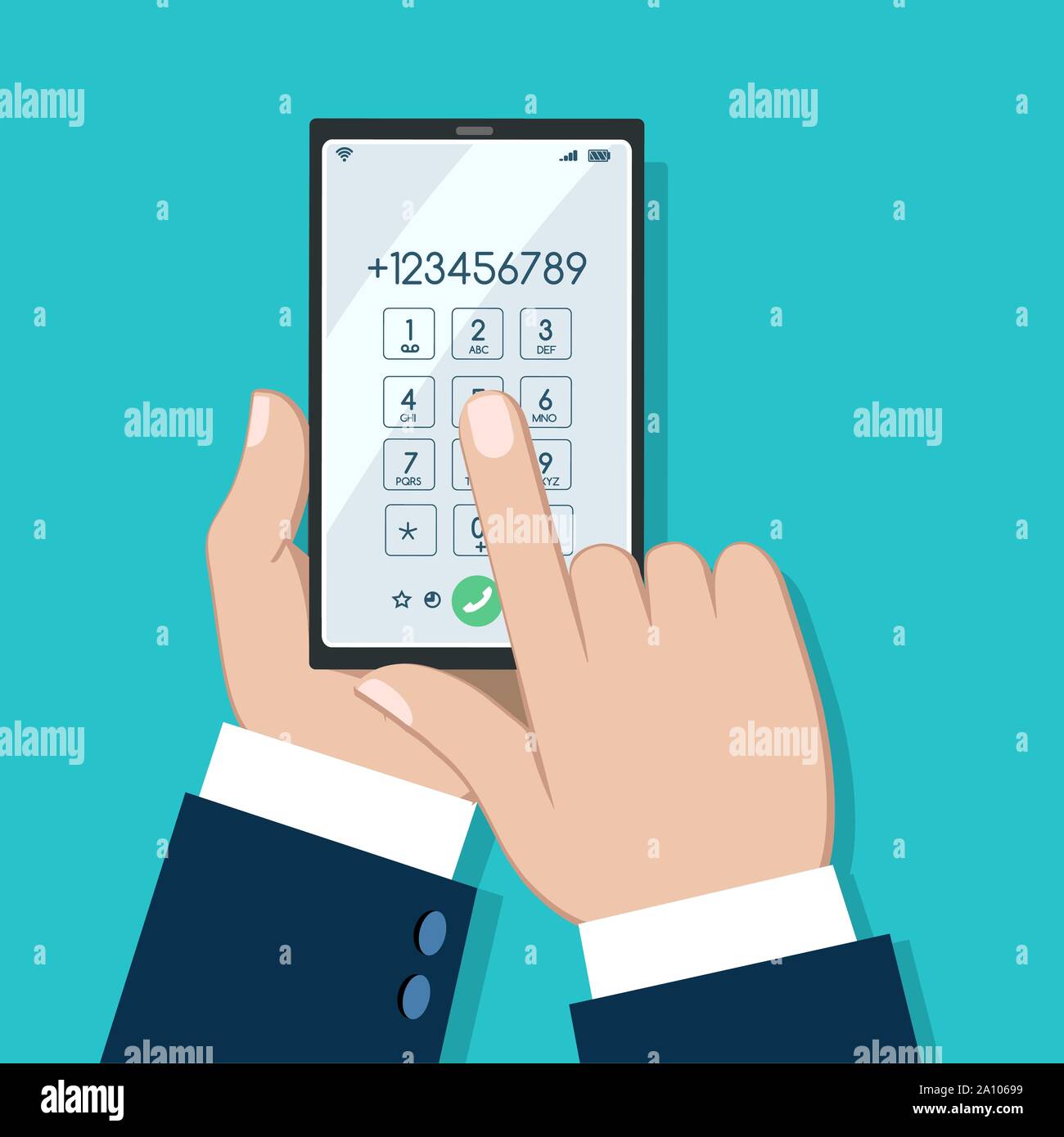 Number pad keyboard Stock Vector Images - Alamy