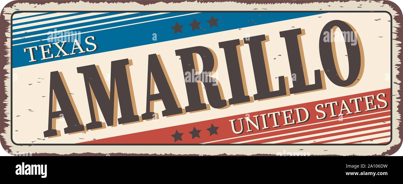 Amarillo texas 1950s Stock Vector Images - Alamy