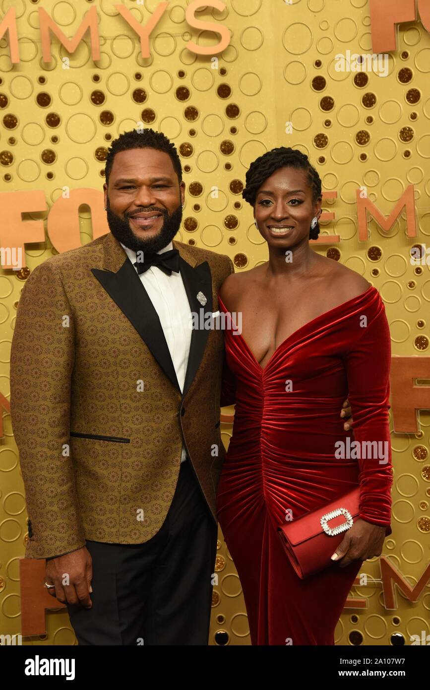 Los Angeles, CA. 22nd Sep, 2019. Anthony Anderson, Alvina Anderson at ...