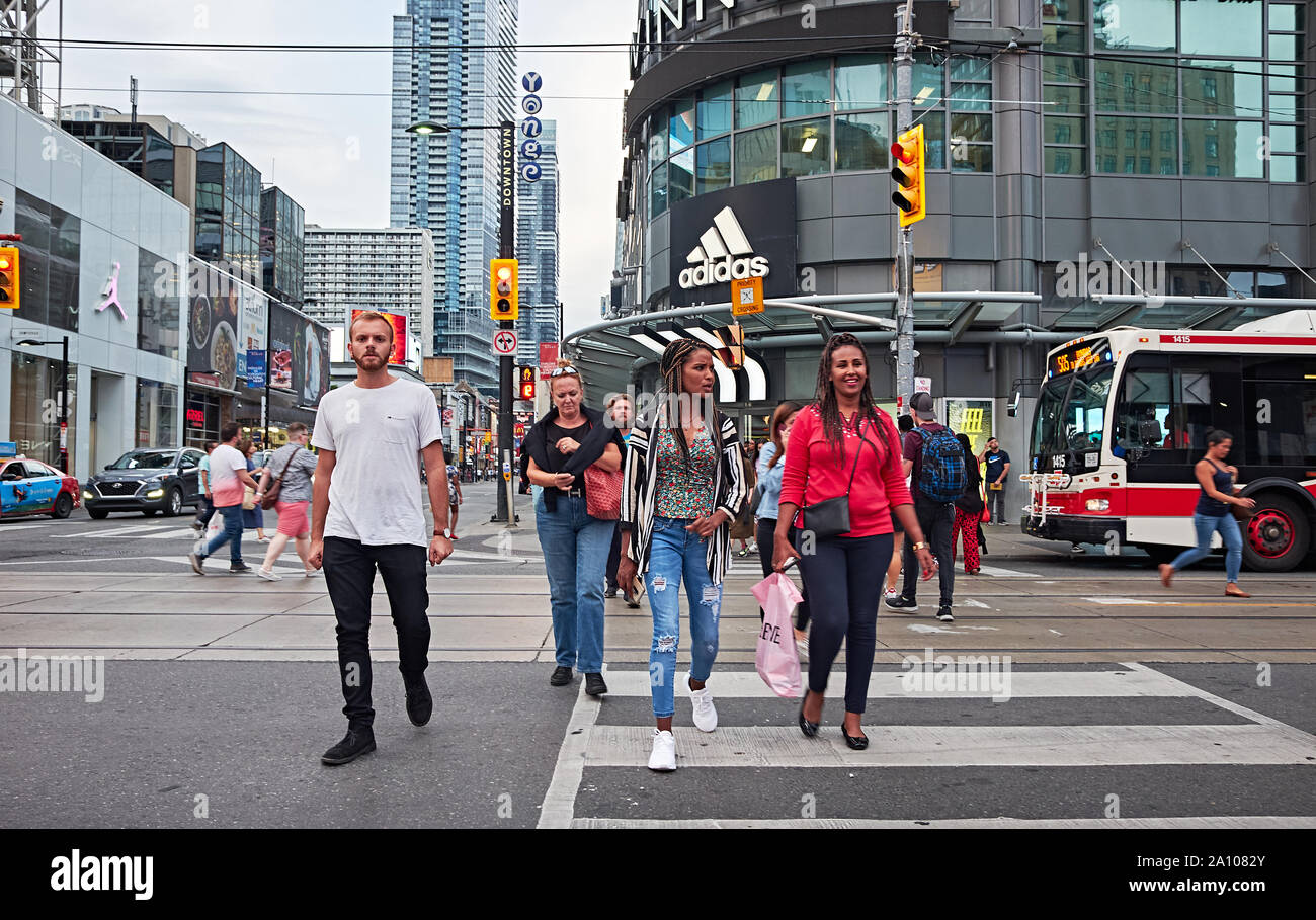 Yonge Street in Toronto Stock Photo - Alamy