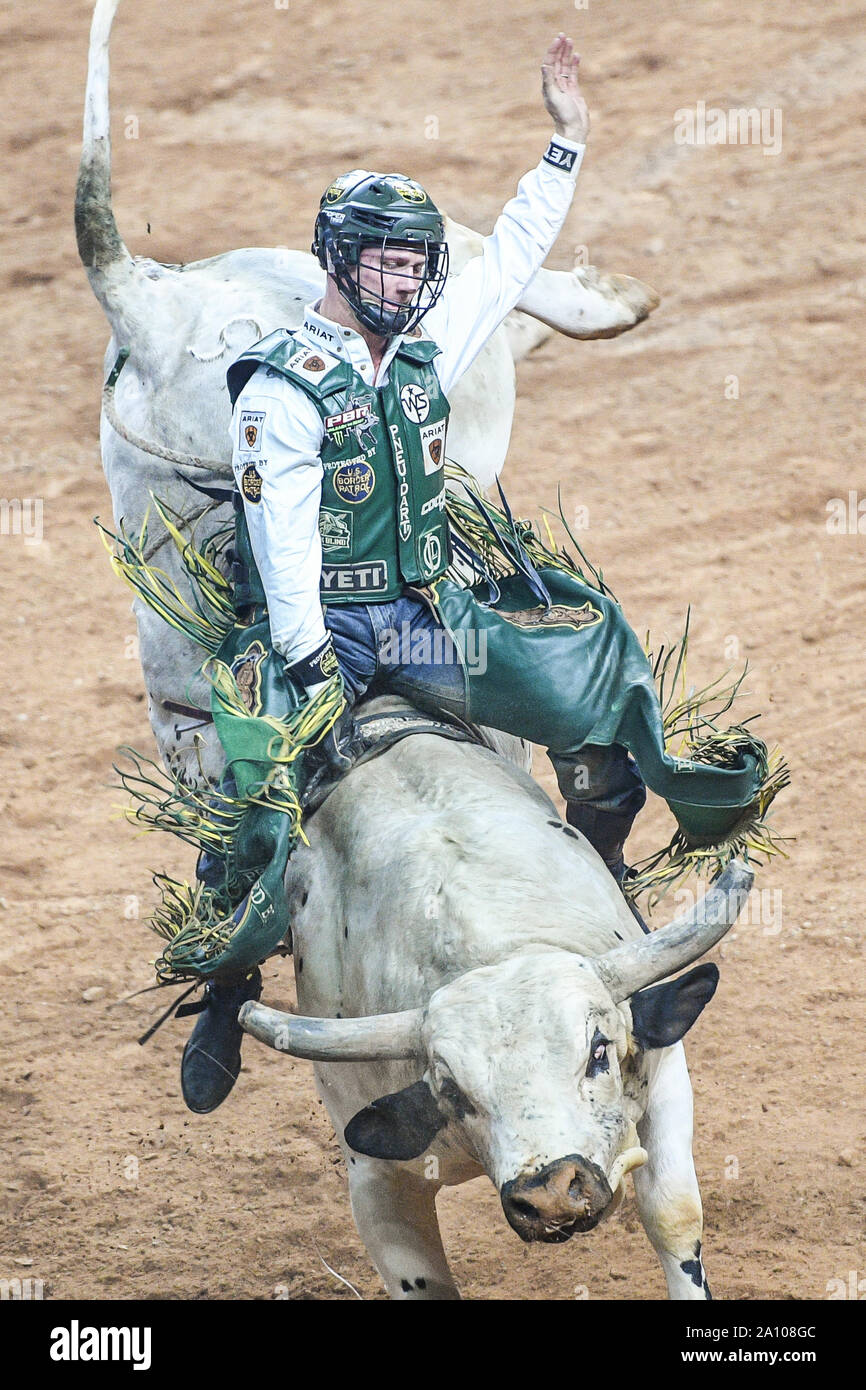 Fairfax, Virginia, USA. 22nd Sep, 2019. COOPER DAVIS rides Joker during ...