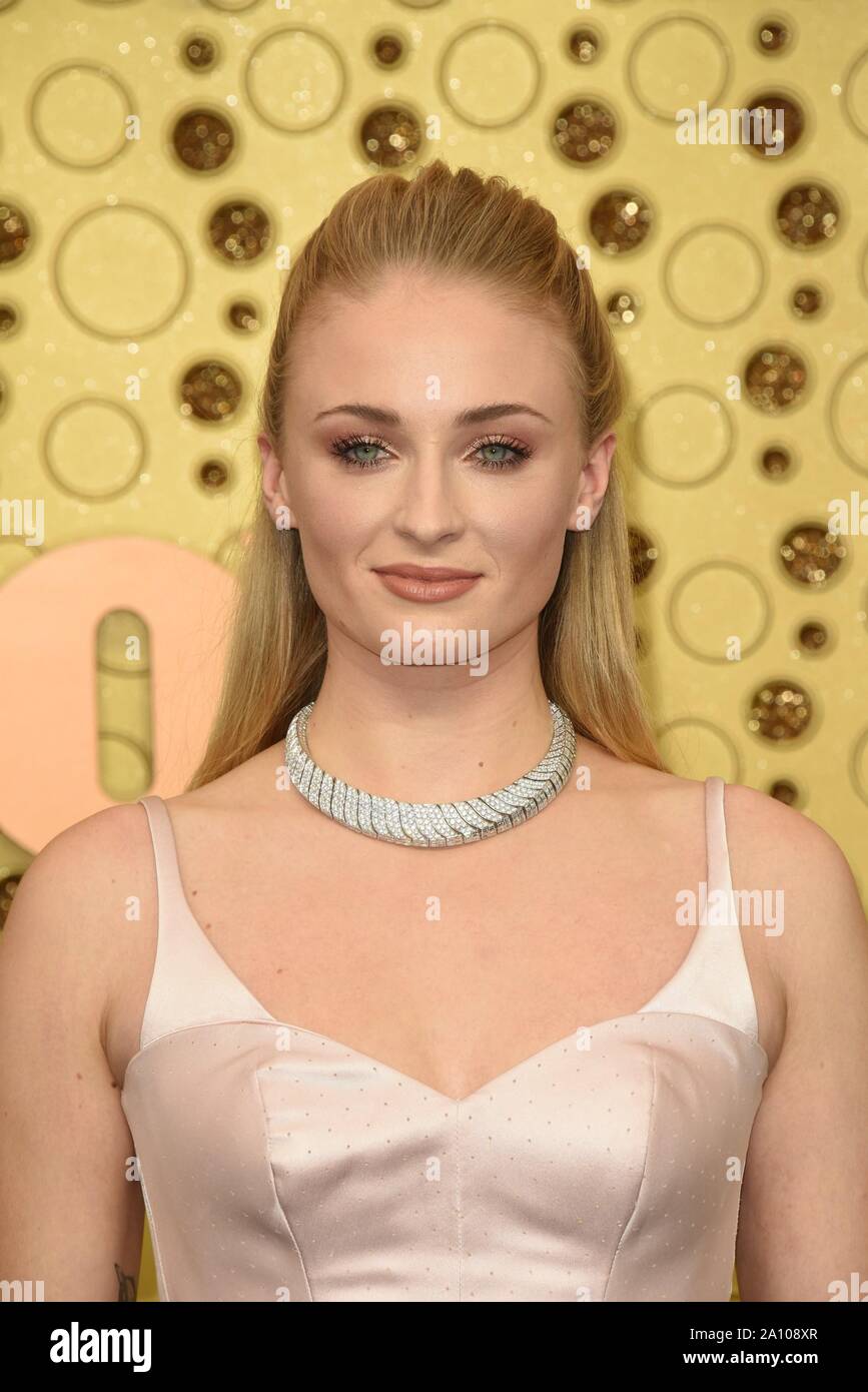 Los Angeles, CA. 22nd Sep, 2019. Sophie Turner at arrivals for 71st ...