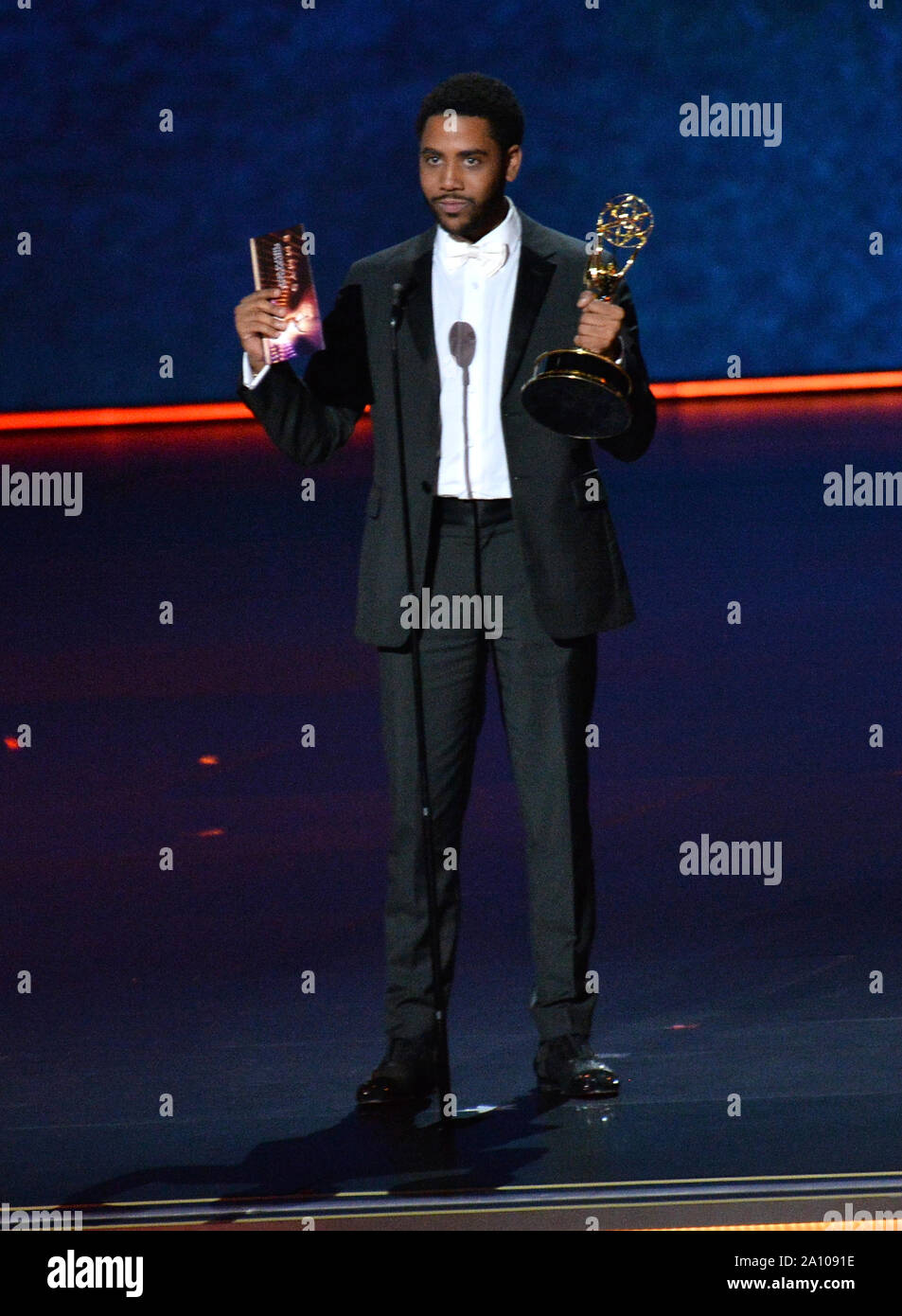 Jharrel Jerome accepts the Outstanding Lead Actor, Limited Series or TV ...