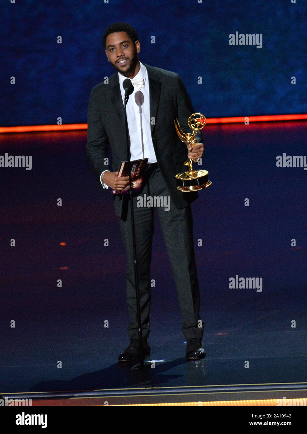 Jharrel Jerome accepts the Outstanding Lead Actor, Limited Series or TV ...