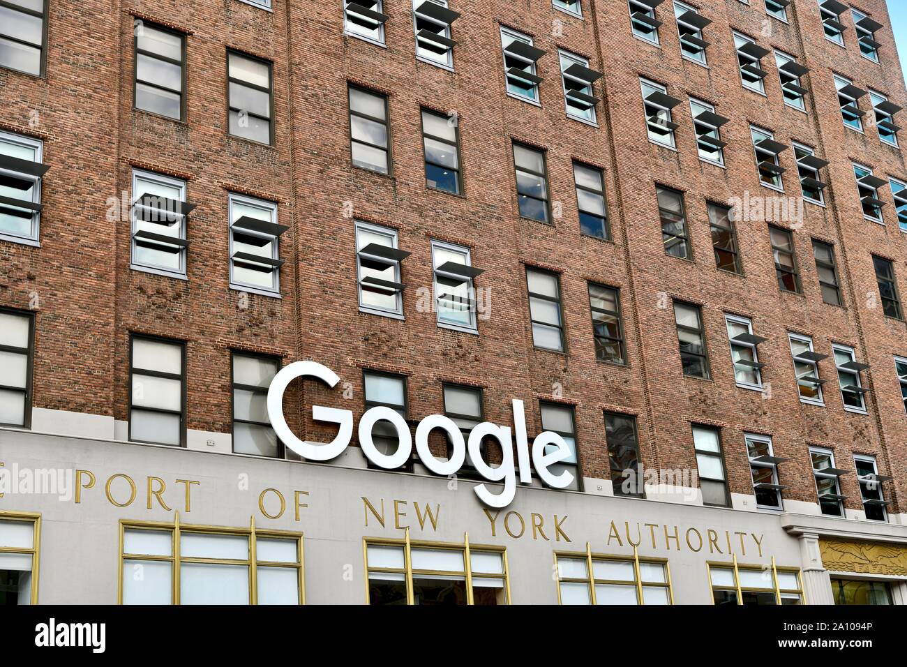 Google building in NYC, USA Stock Photo - Alamy