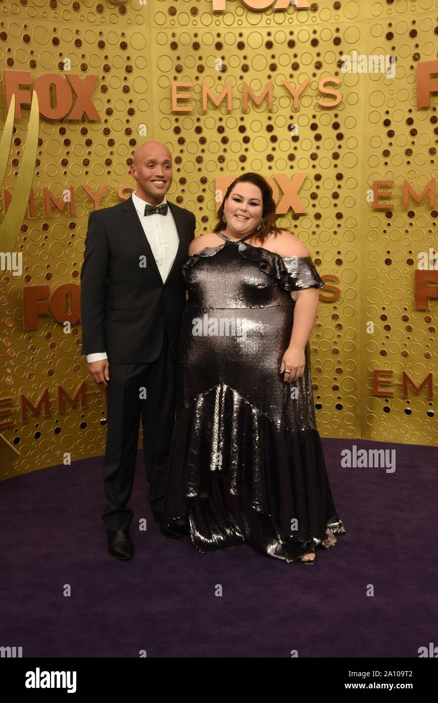 Los Angeles, CA. 22nd Sep, 2019. Donnie Berry, Chrissy Metz at arrivals ...
