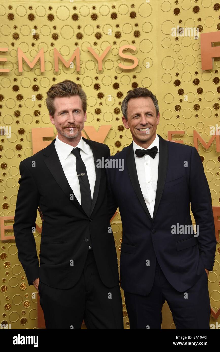 Los Angeles, CA. 22nd Sep, 2019. Josh Myers, Seth Myers at arrivals for ...