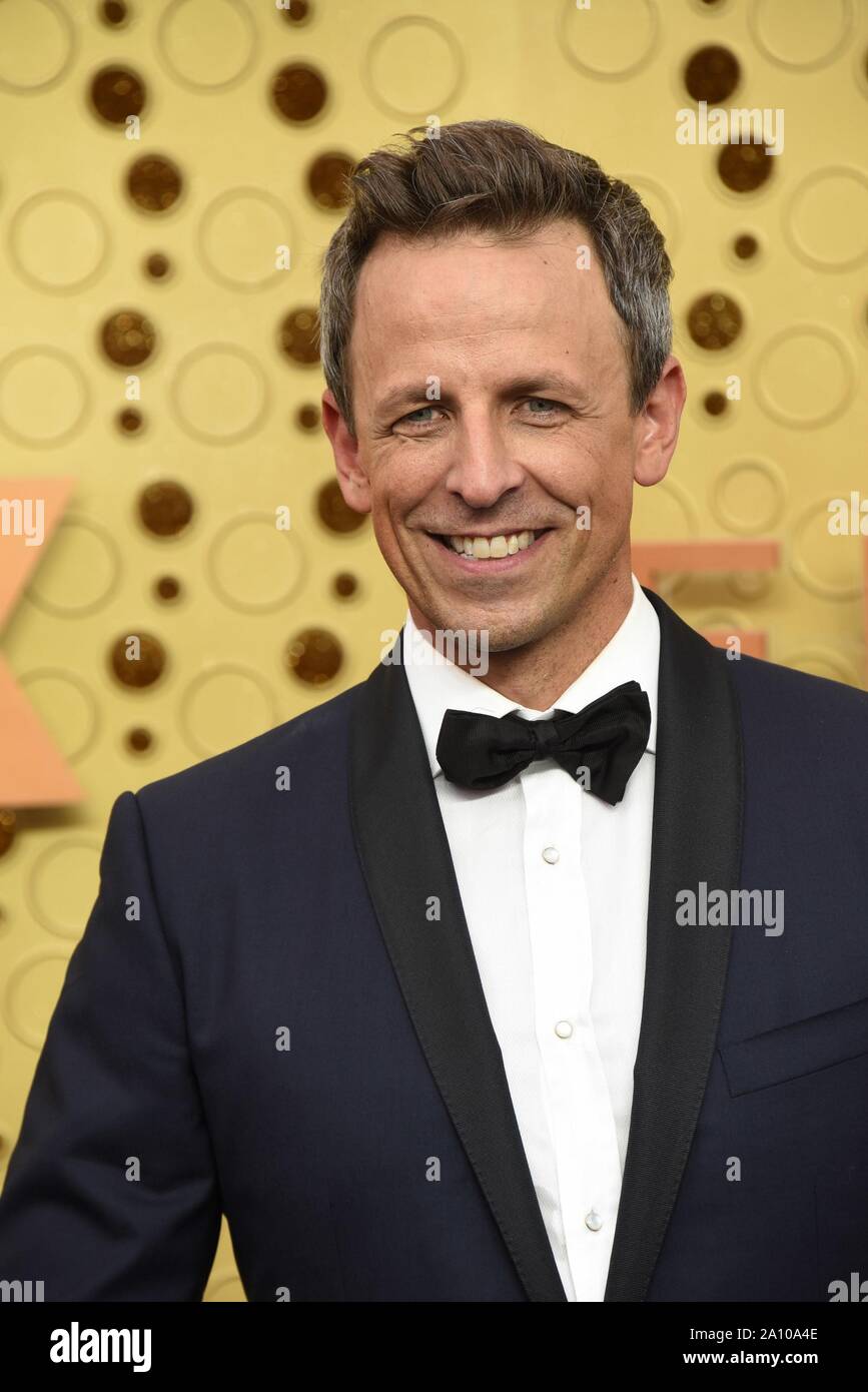 Los Angeles, CA. 22nd Sep, 2019. Seth Myers at arrivals for 71st ...