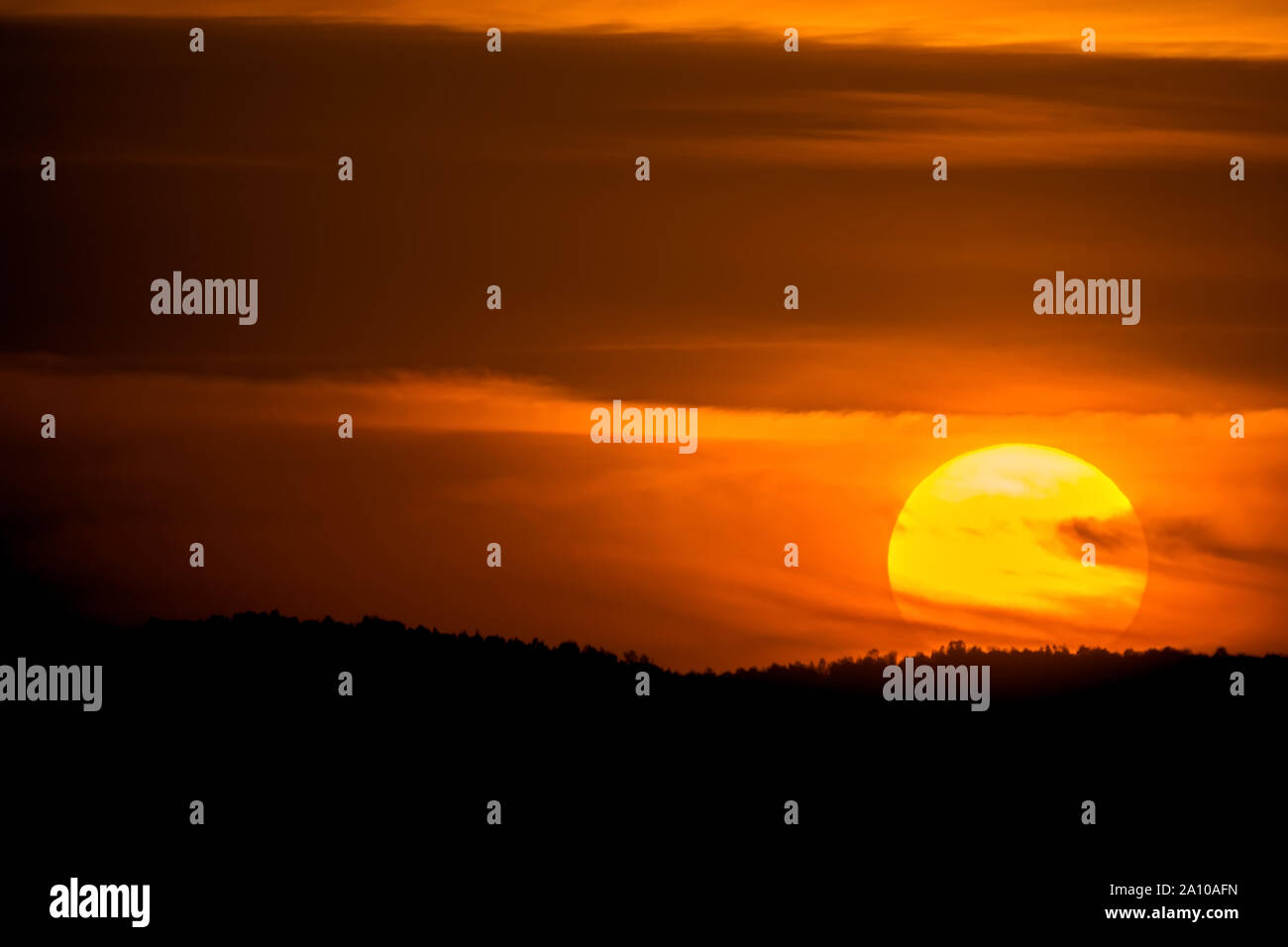 Big bright sun disk on hi-res stock photography and images - Alamy