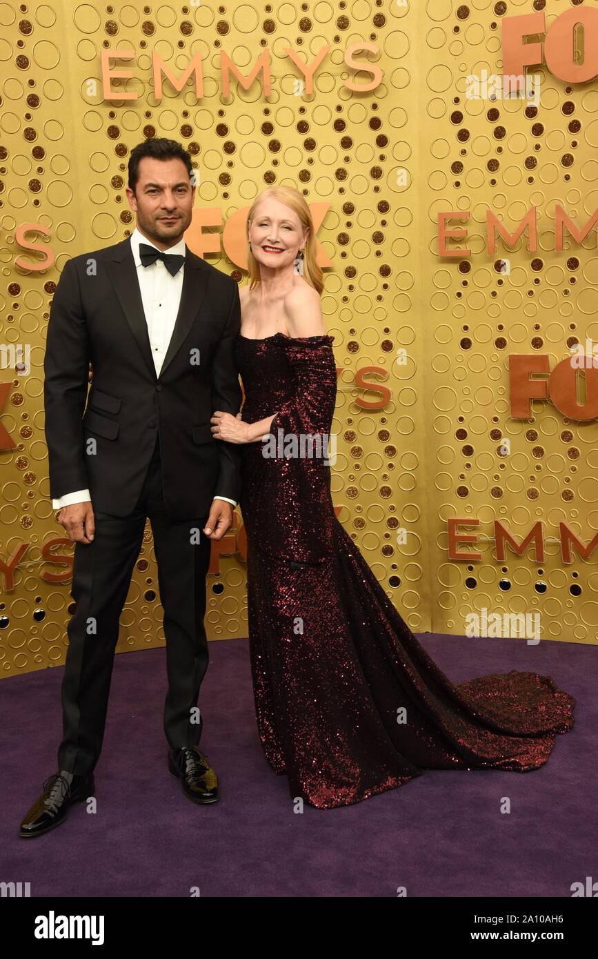 Los Angeles, CA. 22nd Sep, 2019. Darwin Shaw, Patricia Clarkson at ...