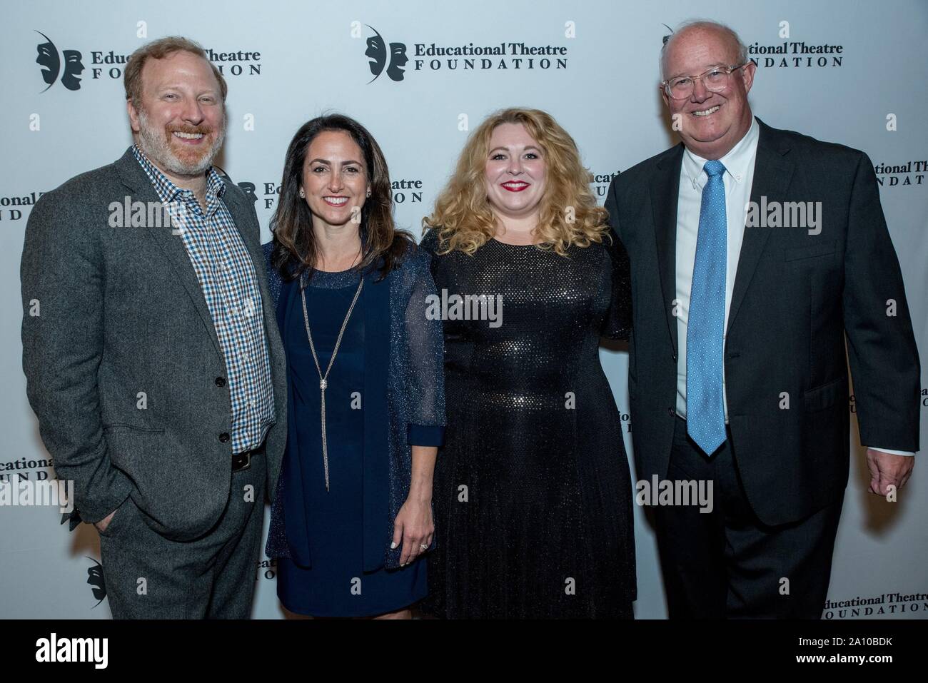 New York, NY, USA. 22nd Sep, 2019. Hunter Bell, Julie Cohen Theobald ...