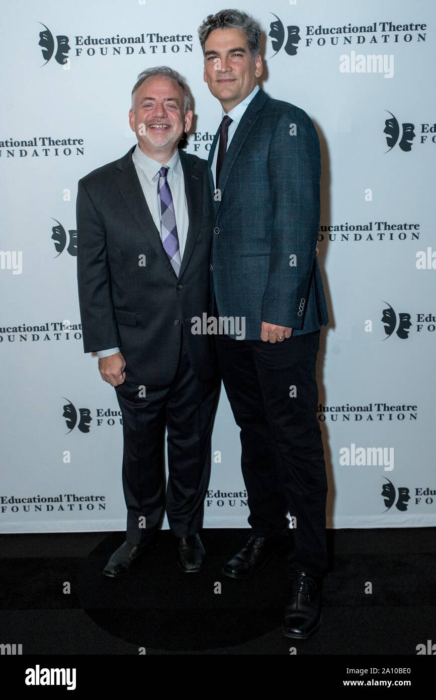 New York, NY, USA. 22nd Sep, 2019. Marc Shaiman, Louis Mirabal at ...