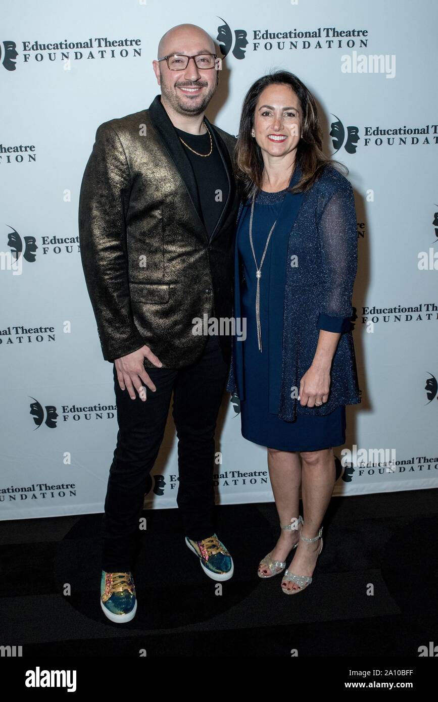 New York, NY, USA. 22nd Sep, 2019. Michael DiBinco, Julie Cohen ...