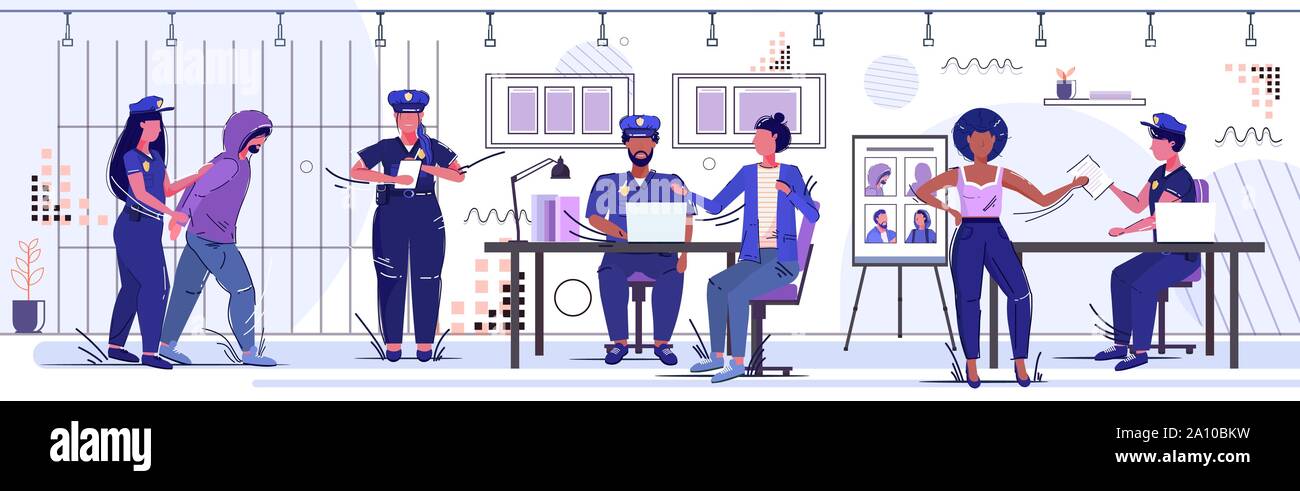 Prison officer cartoon hi-res stock photography and images - Alamy