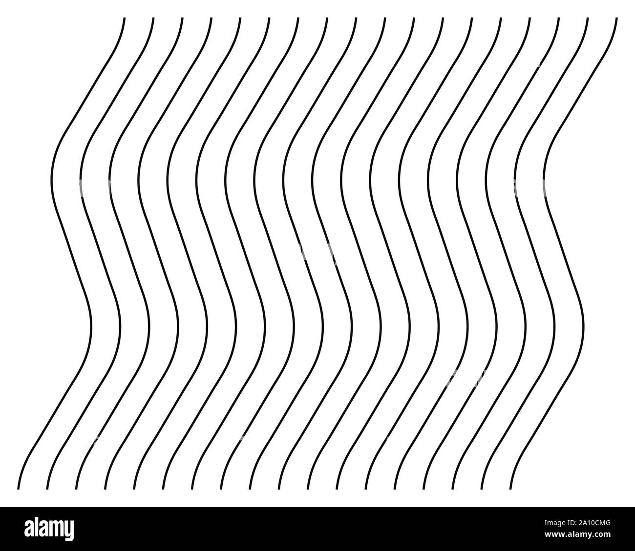 Vertical zig zag lines Cut Out Stock Images & Pictures - Alamy