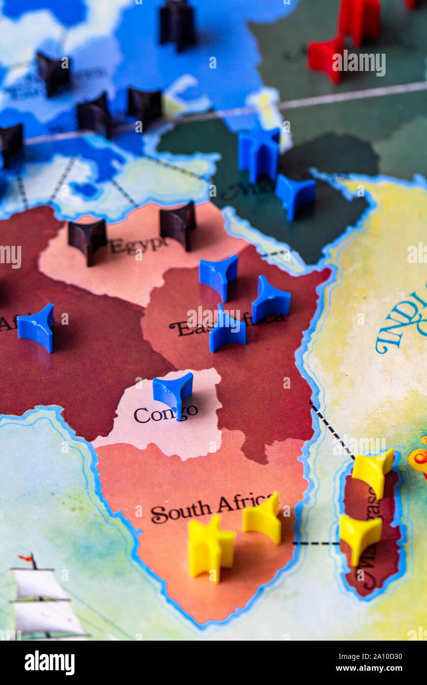 Risk game map hi-res stock photography and images - Alamy