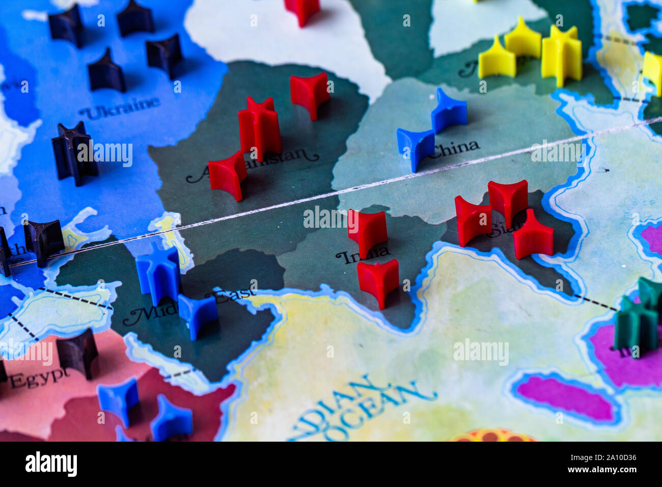 1975 Risk board game - With cards, dice, and tokens Stock Photo - Alamy